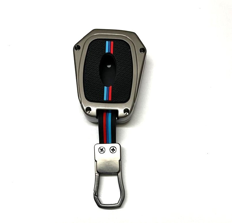 Folkswheel Metal Silicon Key Cover for Mahindra Xylo Scorpio Quanto folkswheel